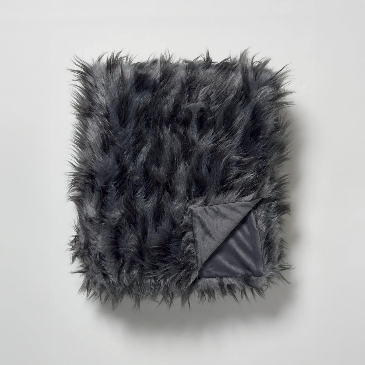 Feathertop Throw Rug - Grey